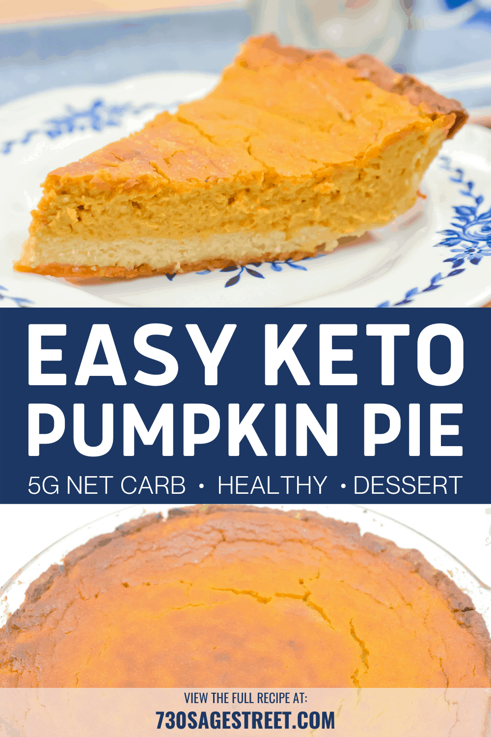 🥧 Keto "Pumpkin" Pie - 730 Sage Street